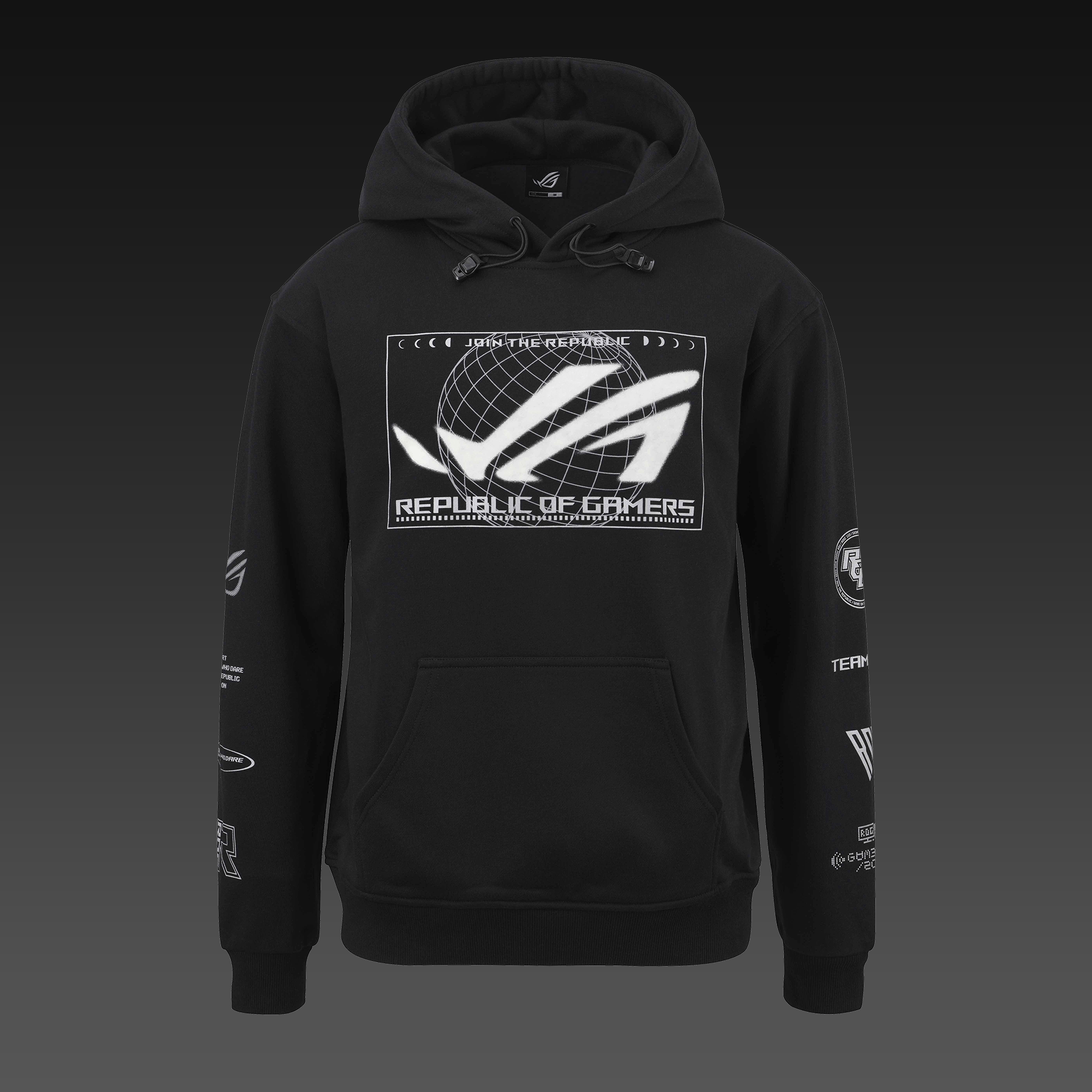 ASUS ROG COSMIC LIT HOODIE - Regular Fit - Svart
